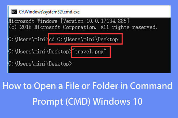 Windows 10 CMD MiniTool