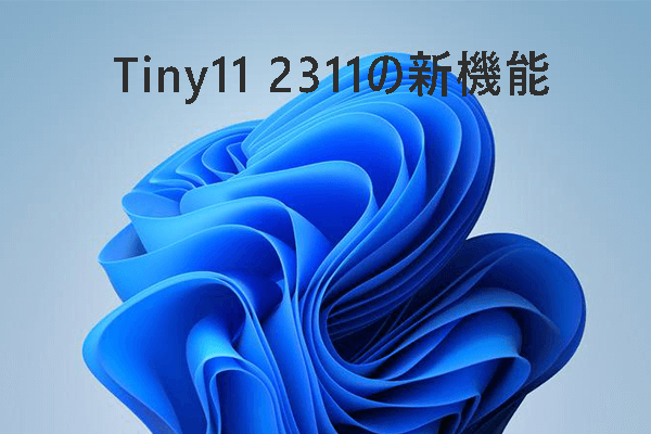 Tiny11 2311 ISOのダウンロード・インストール方法